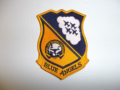 b2339 US Navy Blue Angels Demonstration Team patch medium marrow edge ...