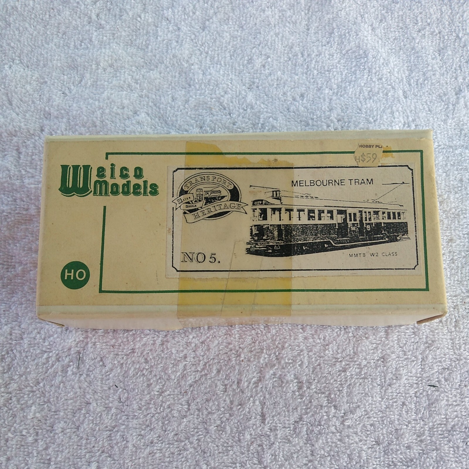 Weico HO Australian Melbourne W2 Class Tram Trolley Streetcar White ...