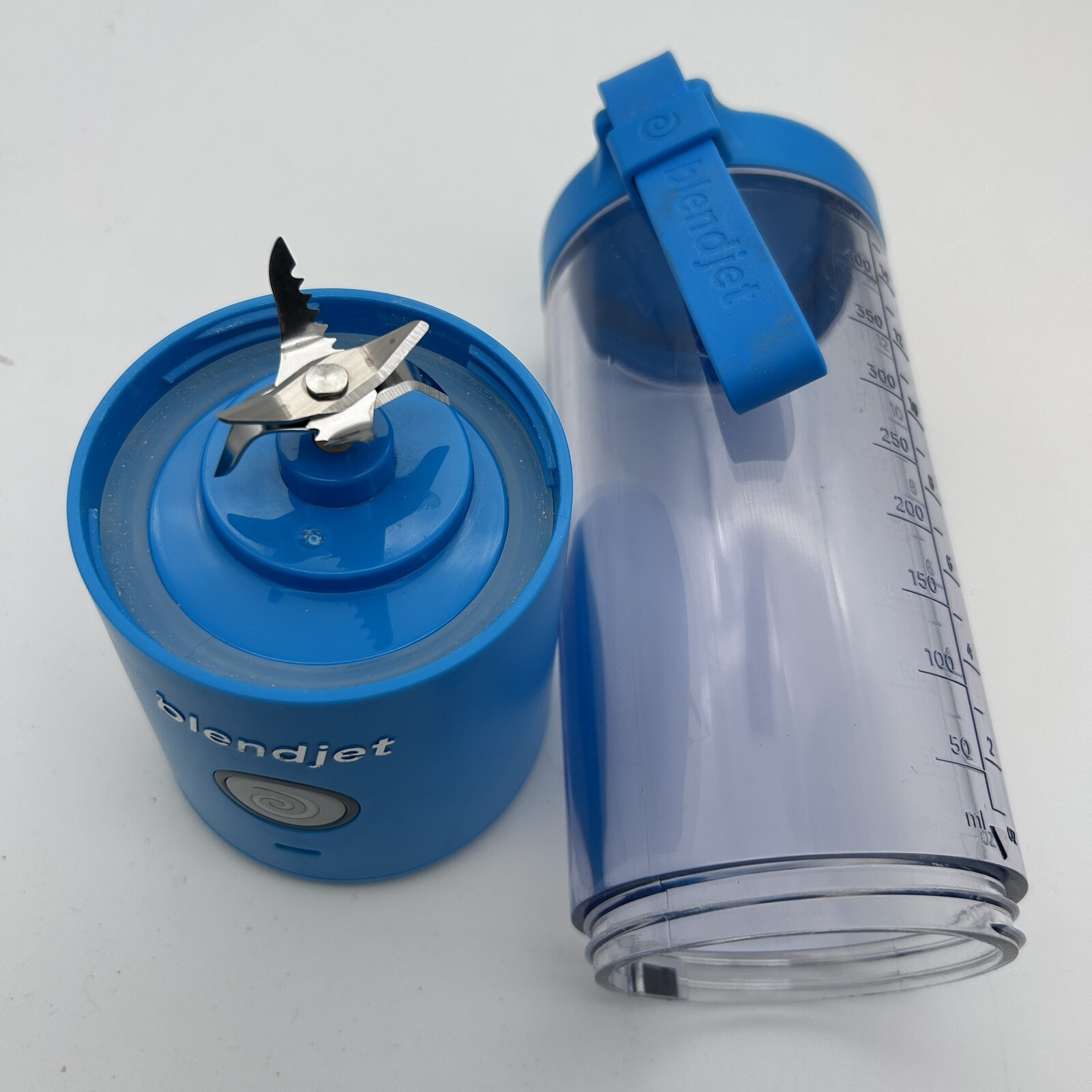 BlendJet 2 Blue 16oz Handheld Portable Blender Cordless Rechargeable ...