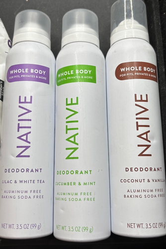 Native Whole Body Deodorant Spray, 3.5 oz, You Pick | eBay