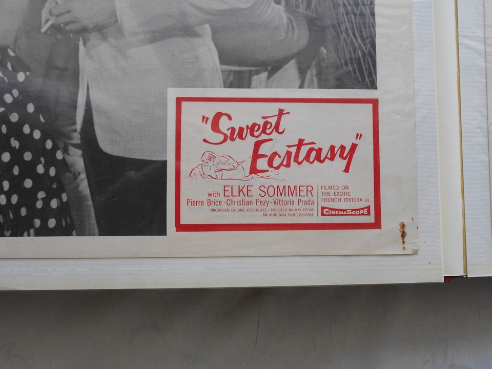 1957 "SWEET ECSTASY" LOBBY CARD 11 X 14 ELKE SOMMER #2 | eBay