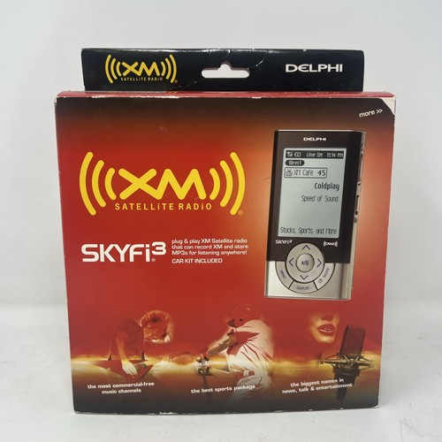 NEW Sirius XM Delphi - SKYFI3 SATELLITE RADIO - MP3 Player w/Car Kit ...