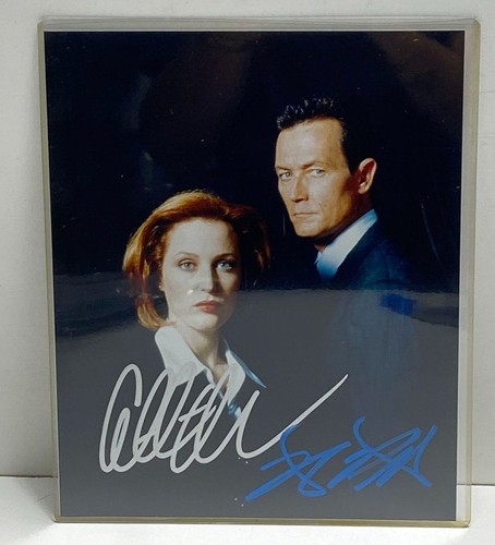 X-Files Signed Headshot Gillian Anderson Robert Patrick Autographed | eBay