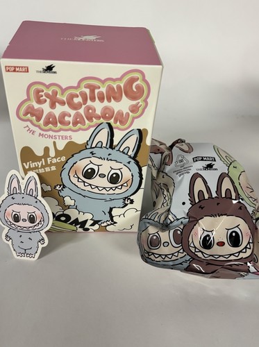 Authentic POPMART Labubu Exciting Macron Sea Salt Coconut bottom open ...