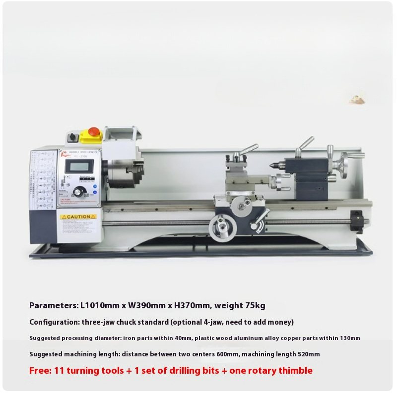 MY2140 Small Home Lathe Metal Mini Lathe Desktop Lathe Instrument ...