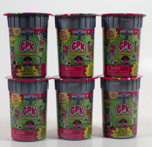 2021 Topps GPK Garbage Pail Kids Micro Figures - Lot Of 6 Sealed Cans ...