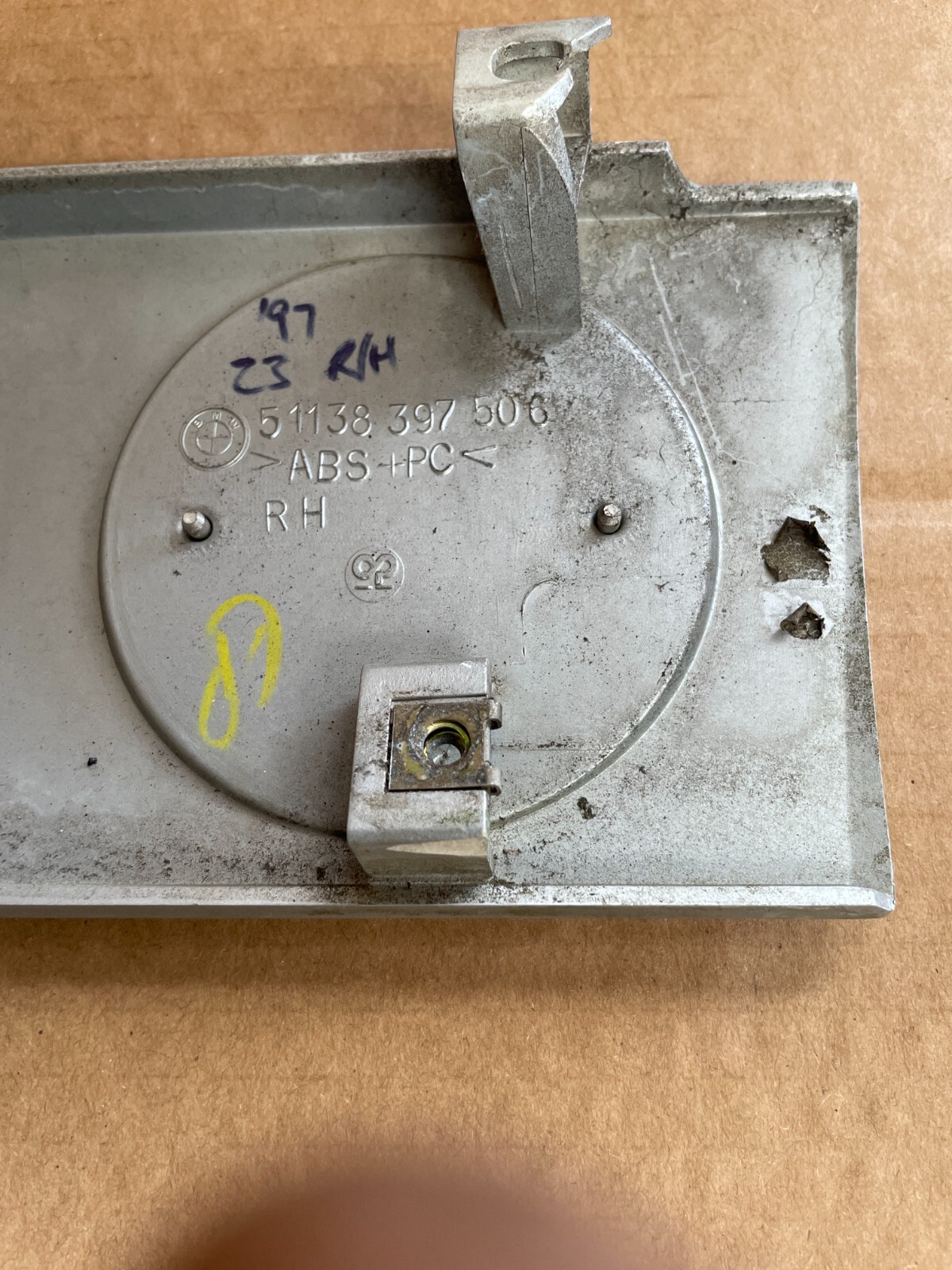 BMW Z3 Drivers Side Bonnet Vent P Reg Arktissilber / Arctic Silver ...