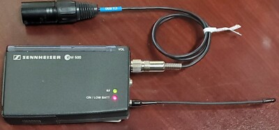 Sennheiser EK500 Wireless Mic Portable Camera ENG Receiver A 518-550 ...