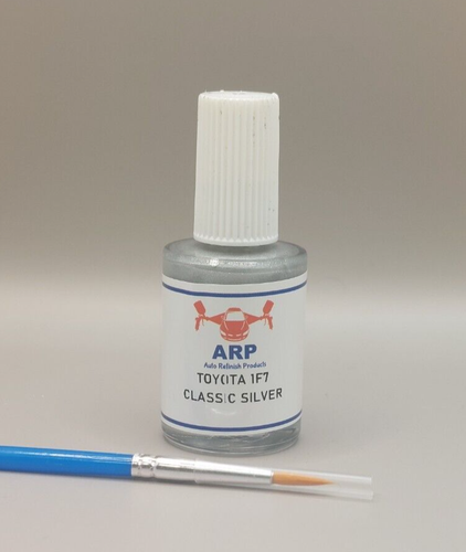 For Toyota Code 1F7 Classic/Silver Rush Touch Up Paint + Fine Tipped ...