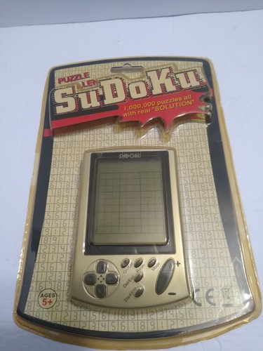 Vintage SuDoKu Handheld Electronic Game New Sealed Puzzle Challenger ...