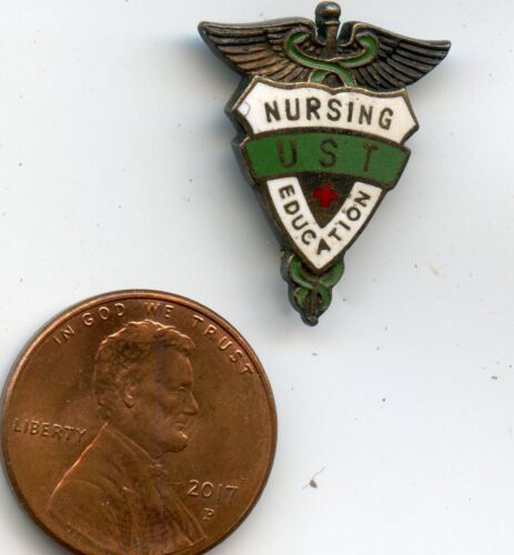 UST Nursing Education, Houston ? TX ? Vintage Medical Pin | eBay
