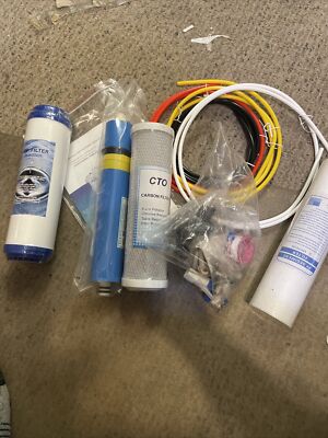 Sim Pure Osmosis Filters 4 Plus Hoses And Fittings | eBay