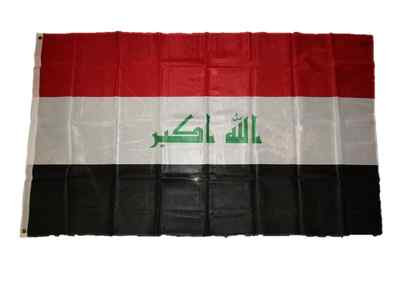 3x5 Iraq Iraqi Knitted Nylon Premium Quality Fade Resistant Flag 3'x5 ...