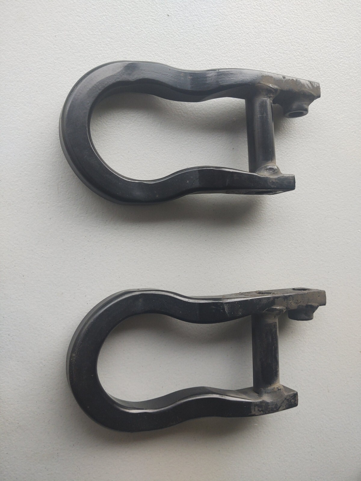 Set of 2 Black Tow Hooks For 07-19 Chevrolet Silverado GMC Sierra 1500 ...
