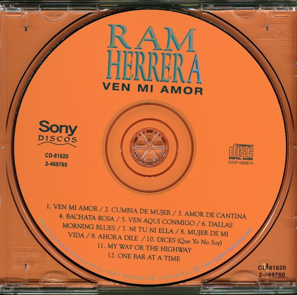 Ven Mi Amor: Ram Herrera (CD, 1995) *VERY GOOD* | eBay