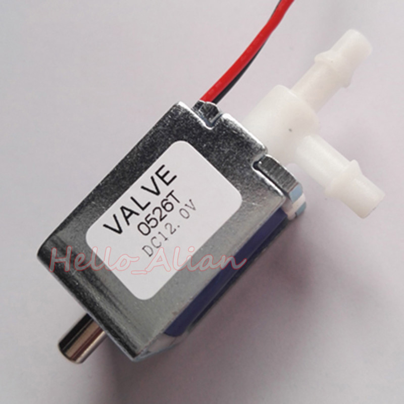 DC 12V 2-position 3-way Mini Electric Solenoid Valve Gas Air Flow ...
