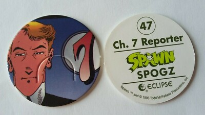 SPAWN Spogz Pogs by Eclipse Todd McFarlane, 1993 #47 - Ch. 7 Reporter ...