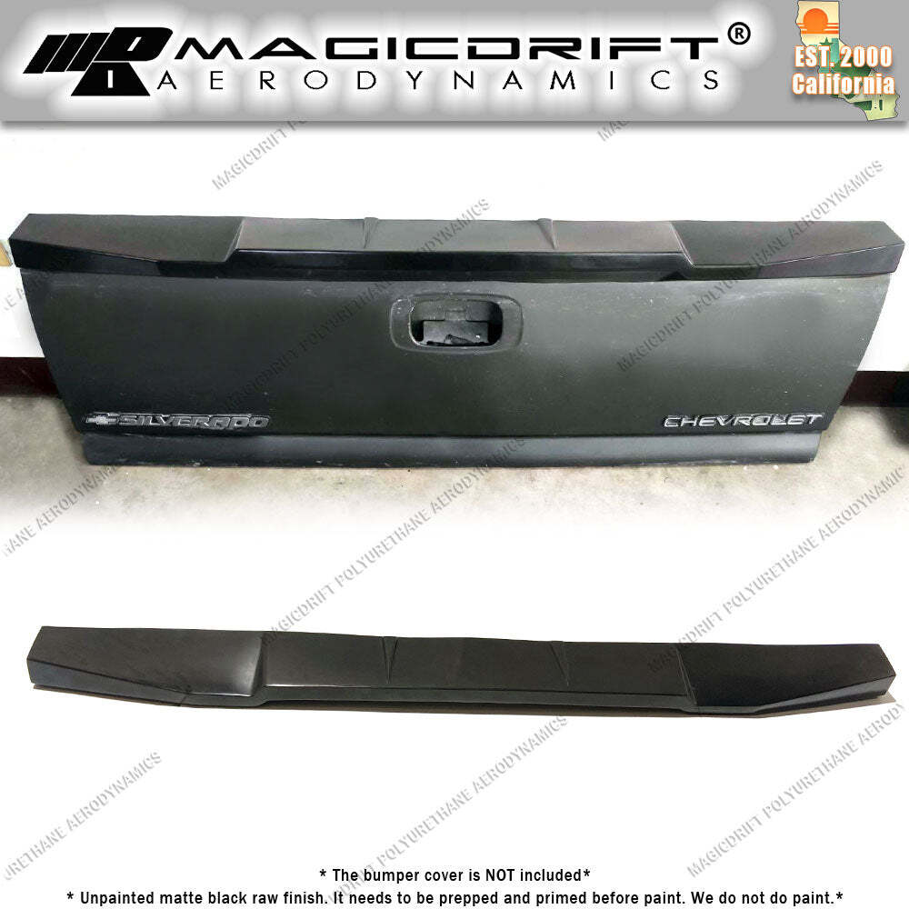 For 99-06 Chevy Silverado Sierra Tailgate SS MDA Center Spoiler Wing ...
