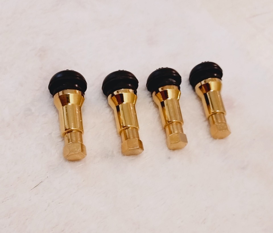 Set Of 4 TR413 Wheel Tire Valve Stem 24k Gold Plated Lowrider Dayton ...