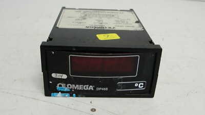 Omega DP465 digital thermometer 120vac Celsius T/C type T | eBay