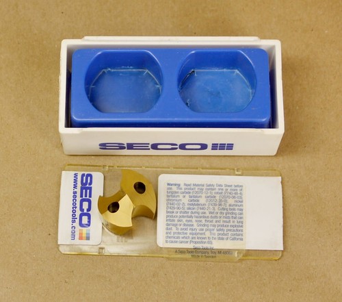 Seco SD100-22.225-P Crownloc Carbide Drill Tip Insert 7/8" 0.875" 22 ...