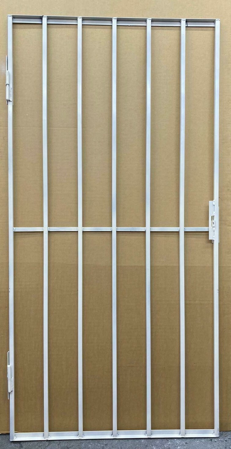 Heavy Duty Steel security door,Metal Gate,White Metal Gate,White ...