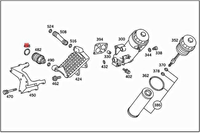Mercedes-Benz 6069971045 Genuine OEM Thermostat O-ring for sale online ...