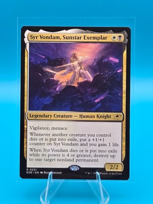 NM - 2025 Magic the Gathering EN, Syr Vondam, Sunstar Exemplar, Rare ...