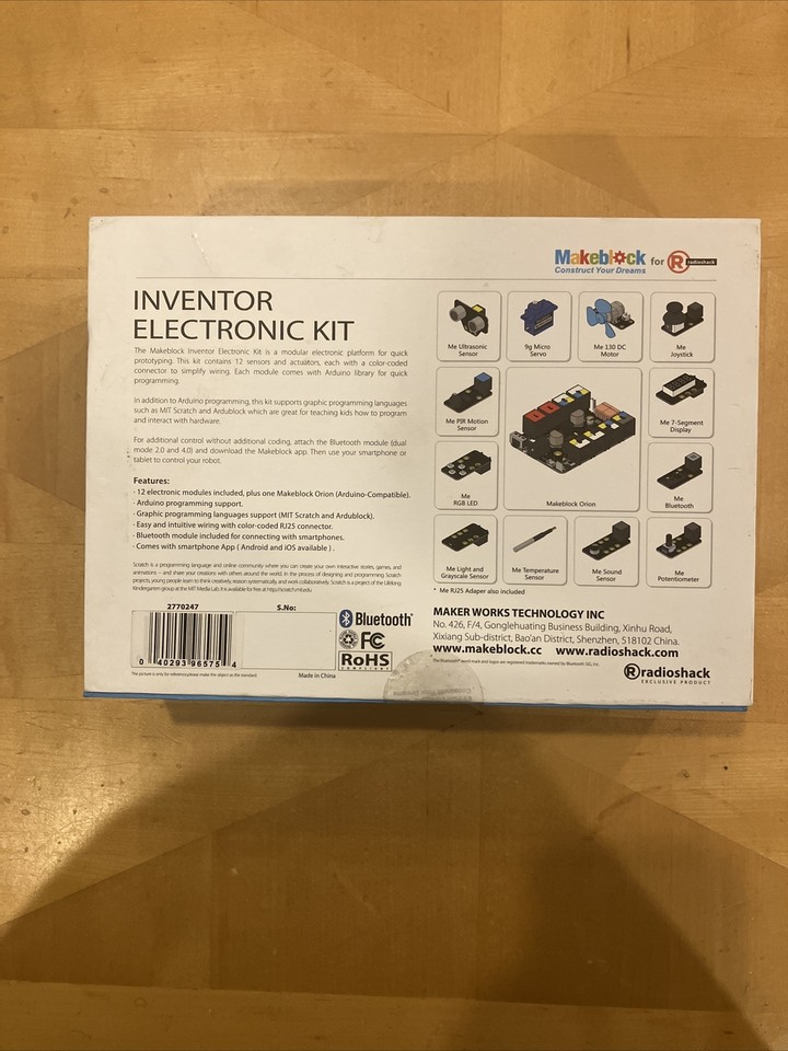 Make block inventor electronic kit | eBay