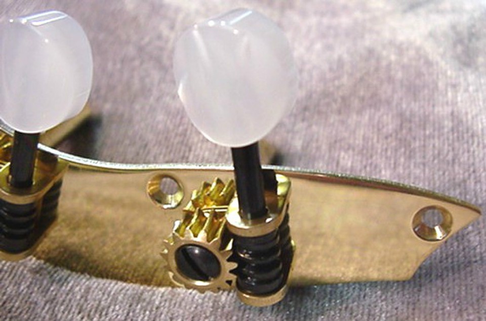 4/4 BRASS VIOLIN MACHINE PEGS easy tune - geared | eBay