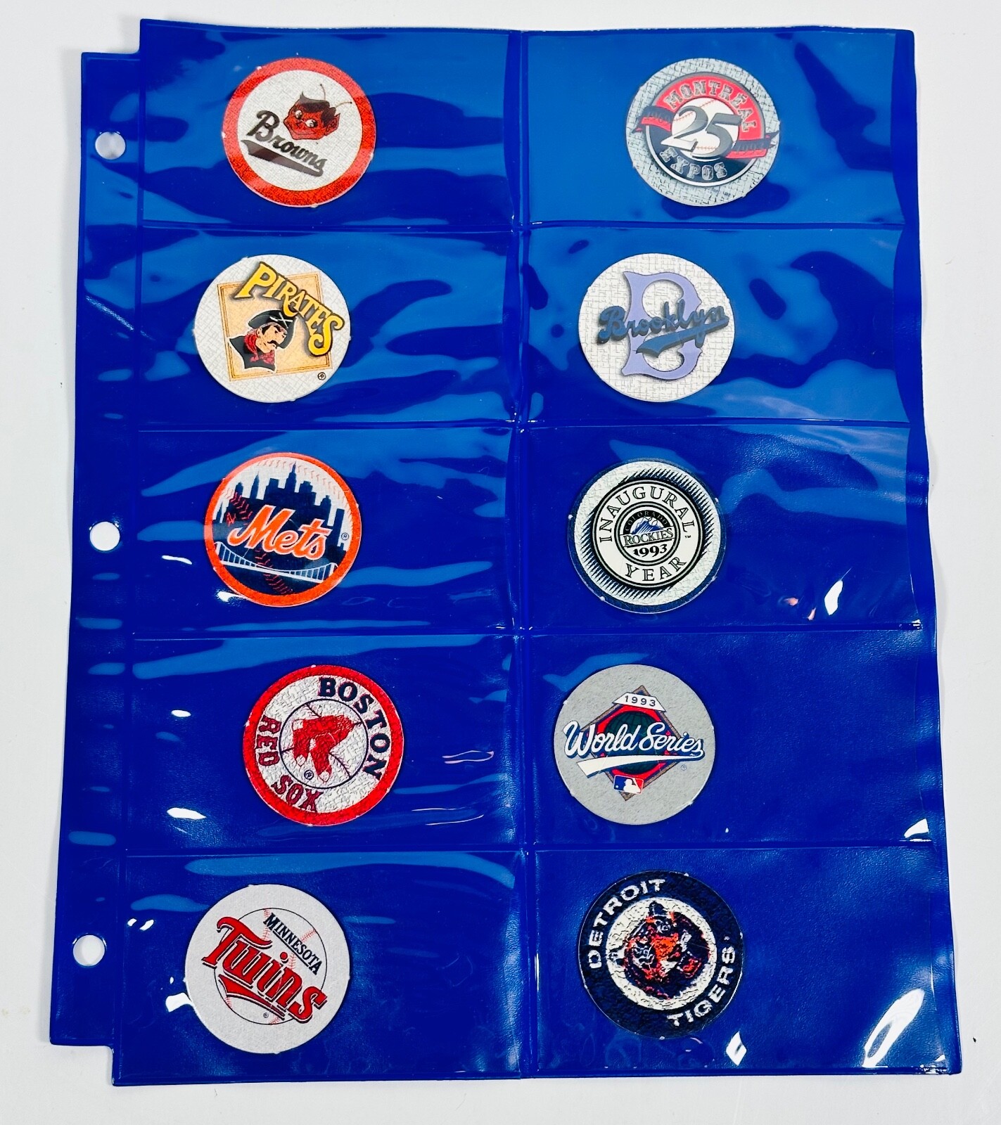 Vintage MLB Pogs Lot of 10 | eBay