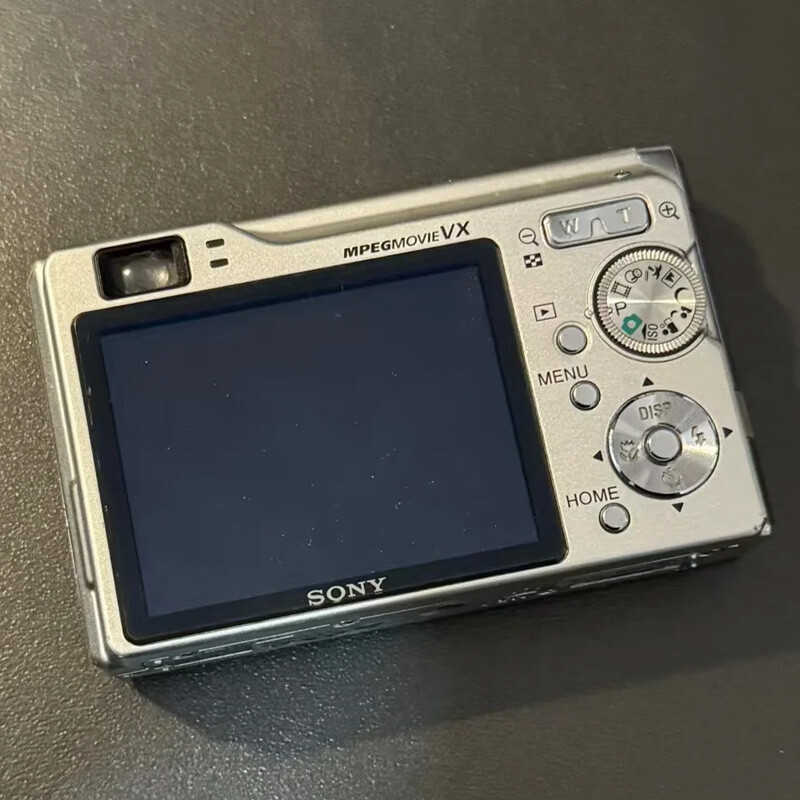 Sony Cyber-shot DSC-W80 7.2MP Digital Camera 3x Optical Zoom Silver ...