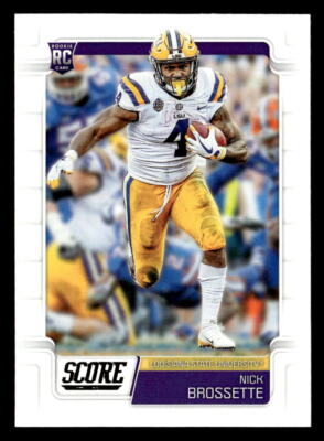 Nick Brossette 2019 Score Rookie Card #419 LSU Tigers | eBay