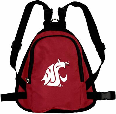 WASHINGTON STATE COUGARS DOG CAT PET MINI BACKPACK HARNESS w/LEASH ...