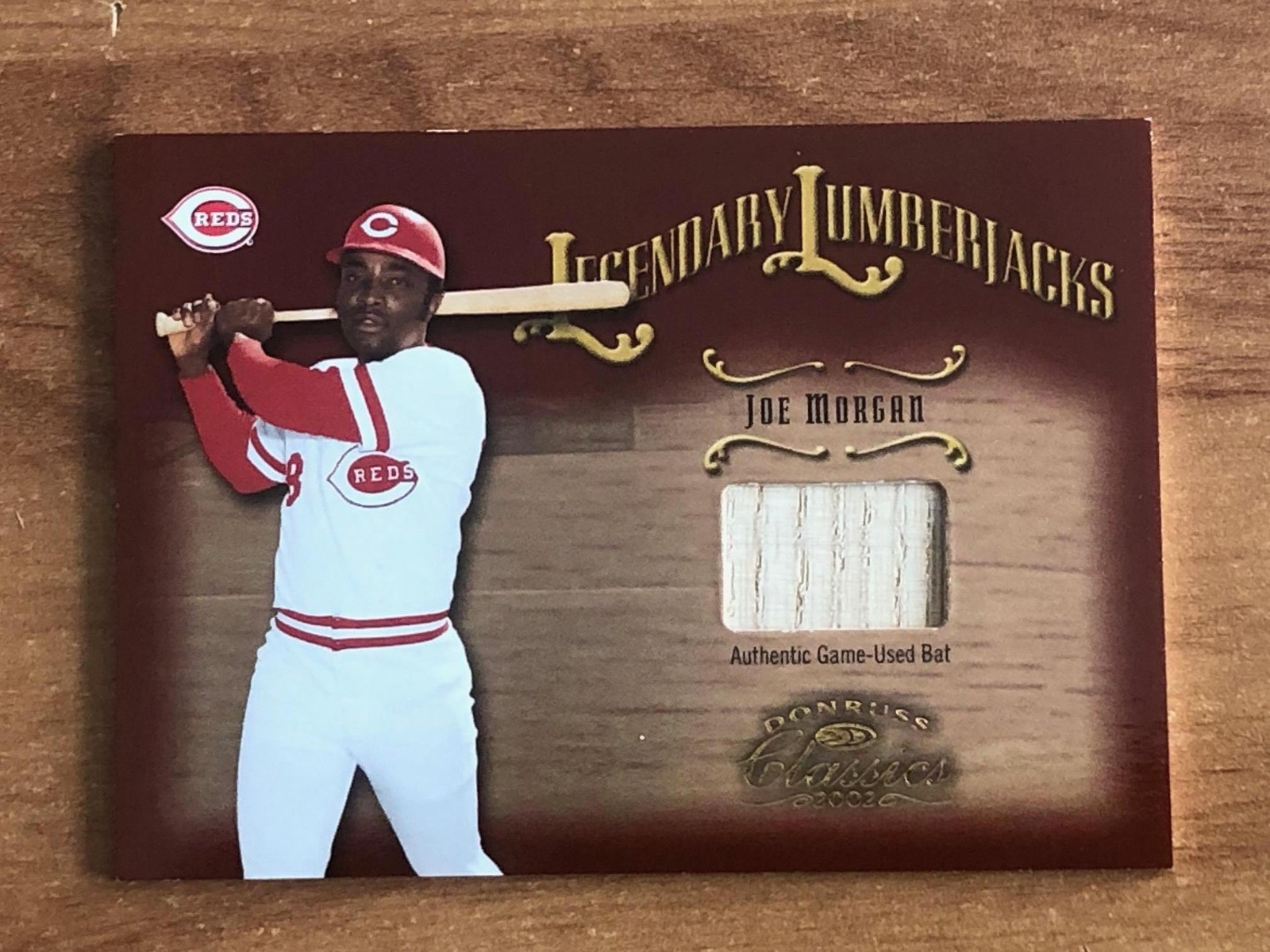 Joe Morgan 2002 Donruss Classics #LL-30 Legendary Lumberjacks /500 ...