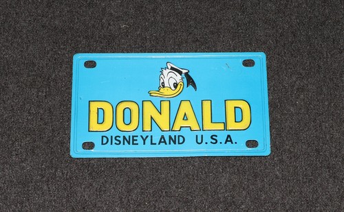 Donald Duck 1967 Marx License Plate Tin Disney | eBay