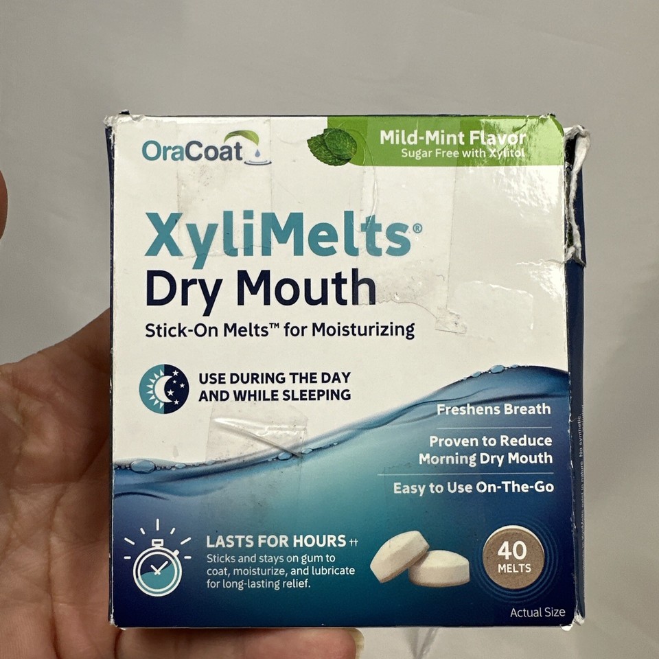 XyliMelts Discs for Dry Mouth 40 Mints X 2 Pack 02/2027 855933000517| eBay