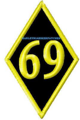 69 DIAMOND BIKER PATCH | eBay