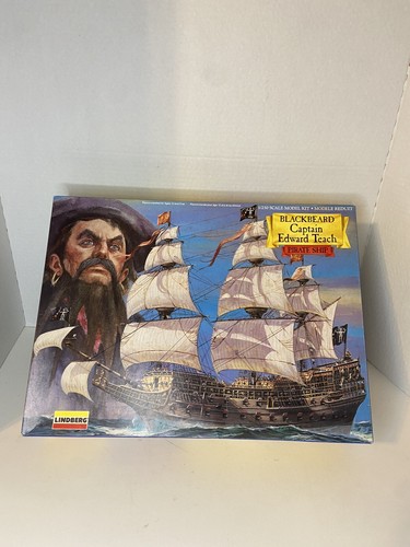 BLACKBEARD Captain Edward Teach Pirate Lindberg Ship Model Kit 1:250 | eBay