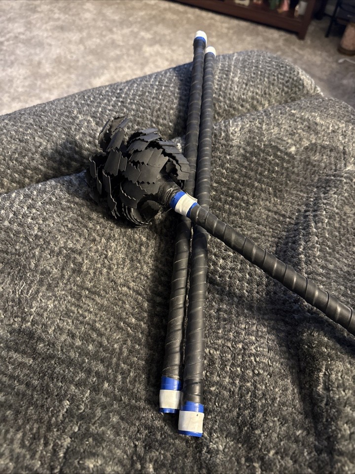 Devil Sticks Juggling Leather Jug Red Black | eBay