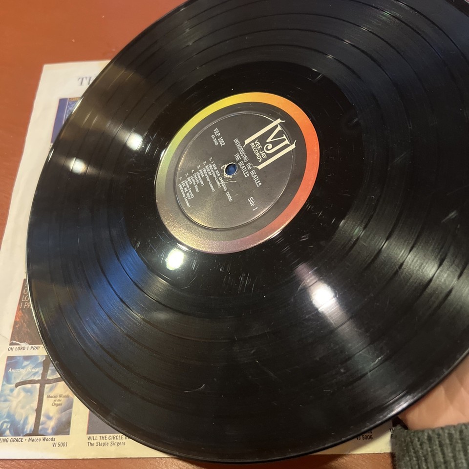 The BEATLES Introducing the Beatles vinyl LP 1062 Vee-Jay Record And ...
