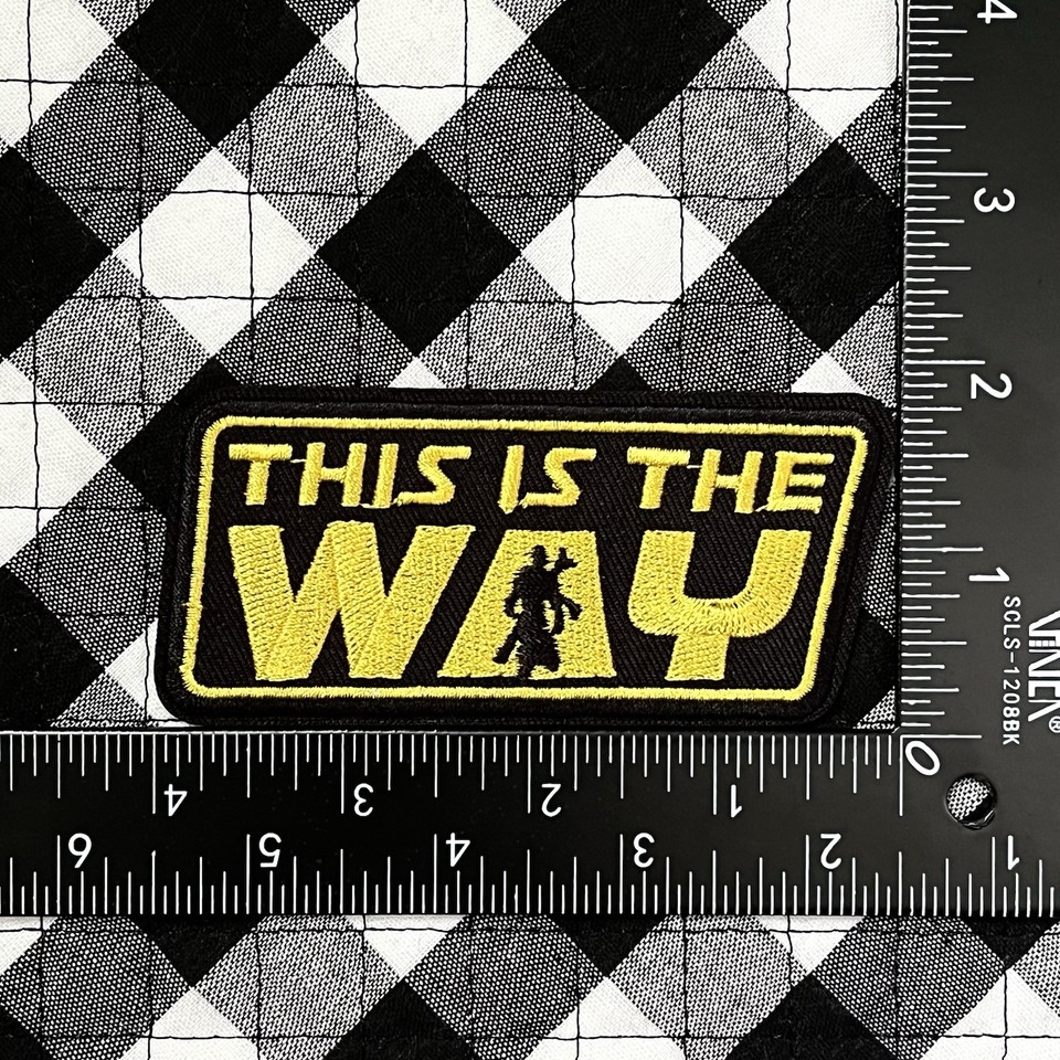 This Is The Way - The Mandalorian Star Wars Iron On Patch | eBay