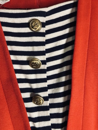 Vintage 80's Linea Moda Dress Nautical Red White Blue Women’s Size 14 ...