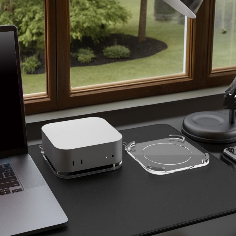 Desktop Stand Dustproof Transparent Laptop Holder Cooling Heat ...