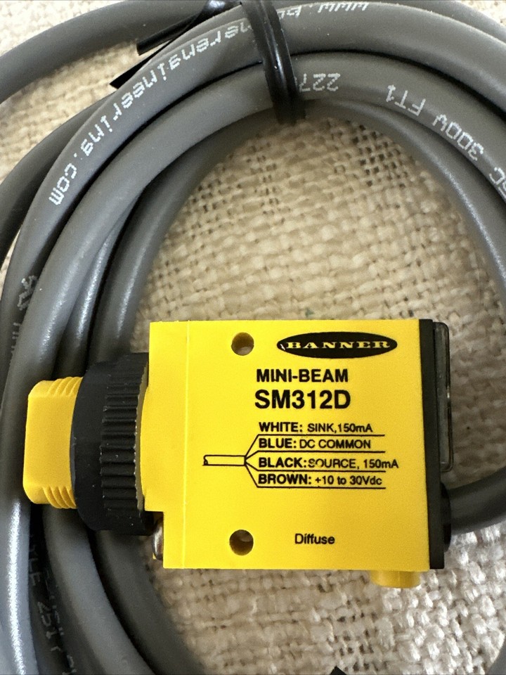 Banner SM312D Mini-Beam Series Diffuse Industry Standard Sensor | eBay