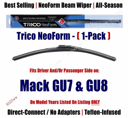 Super Premium NeoForm Wiper Blade (Qty 1) fits 2008+ Mack GU7/GU8 ...
