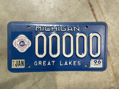 Michigan Firearm Association, SAMPLE license plate | eBay