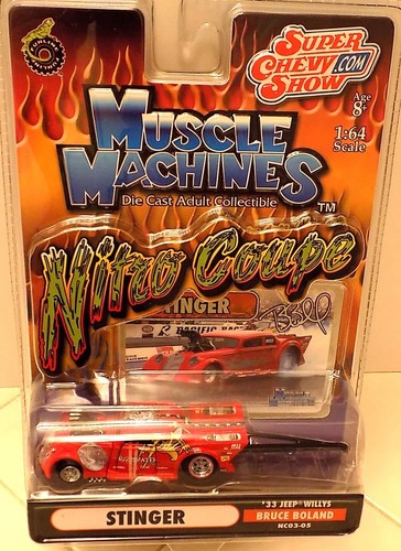 Muscle Machines Super Chevy Show Nitro Coupe Stinger - '33 Jeep Willy's ...