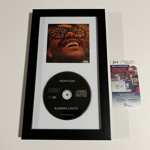 THE WEEKND SIGNED FRAMED “HEARTLESS” CD XO JSA COA | eBay