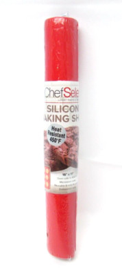 Chef Select Reusable Silicone Baking Sheet 16" x 11" - Red | eBay